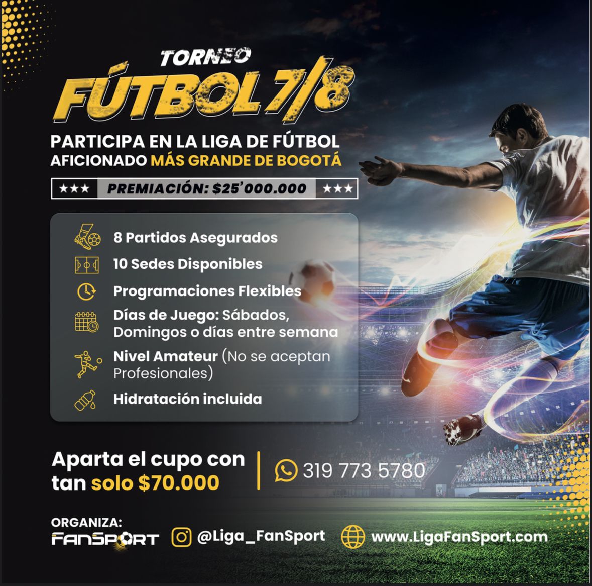 Liga Fútbol 8 Bogotá – Liga Fan Sport